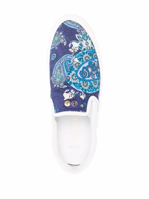 HIDE&JACK Fuji Printed Slip-on Sneakers