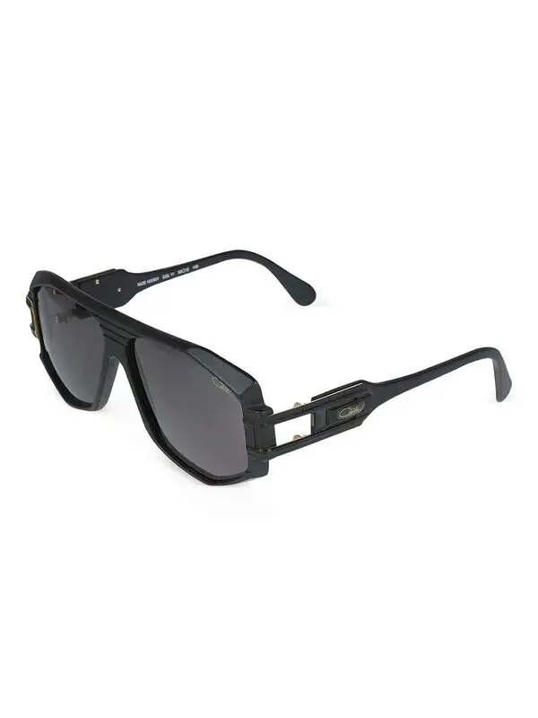 Cazal 163/301 Geometric Frame Sunglasses - Black