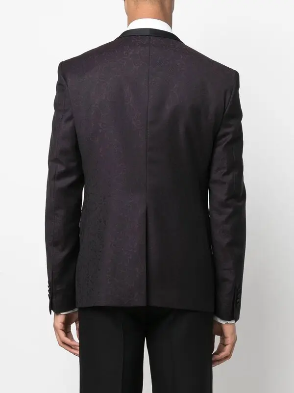 Tagliatore Paisley-jacquard Single-breasted Blazer