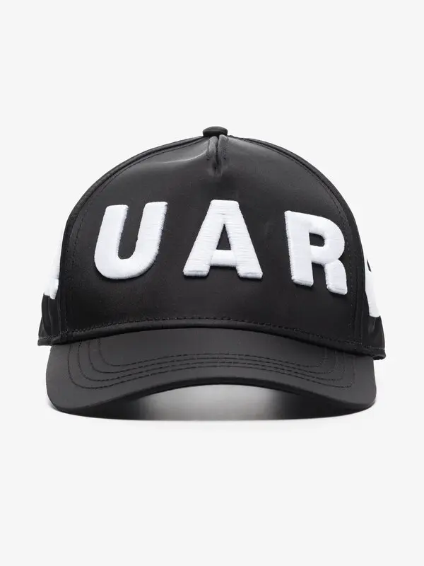 Dsquared2 Embroidered Logo Baseball Cap - Black