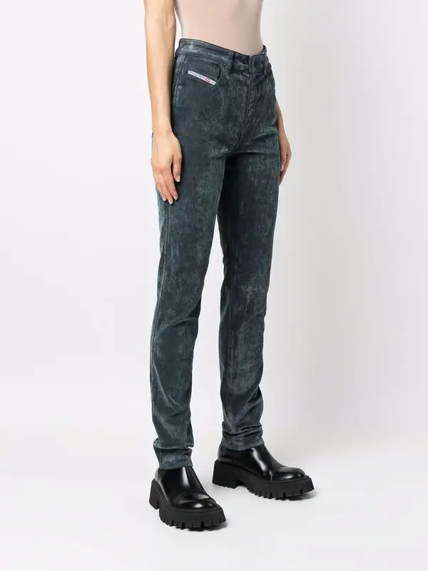 DIESEL® Stonewashed Five-pocket Jeans
