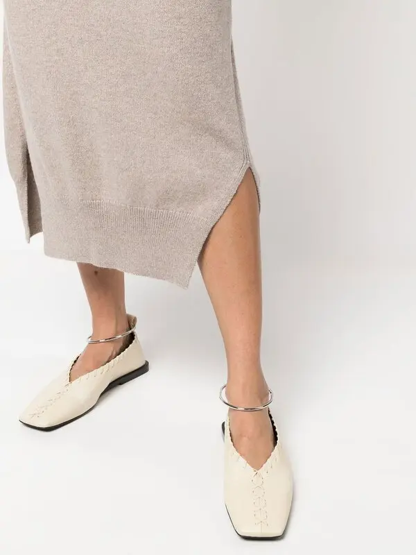 BARRIE High-waisted Knit Skirt - Neutrals