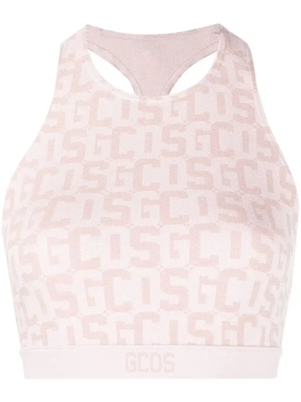 Gcds Logo-print Cropped Top