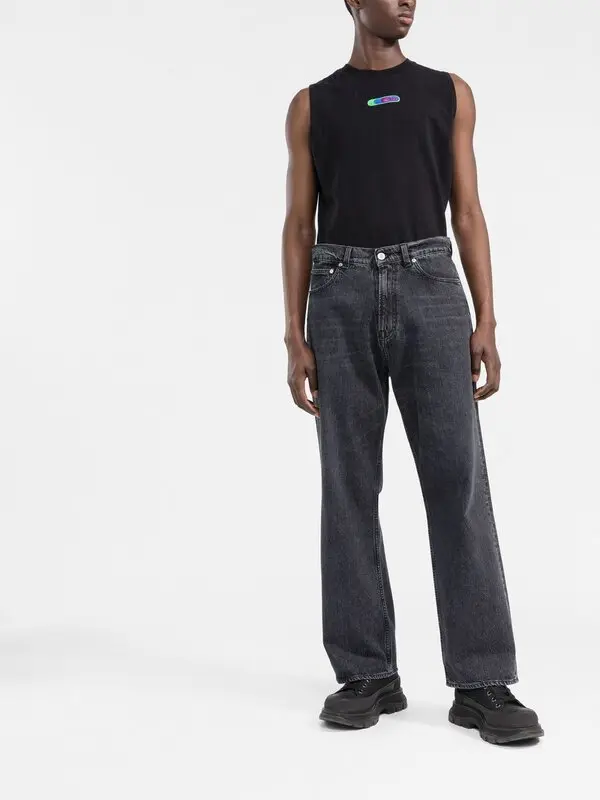 Off-White Logo Sleeveless T-shirt