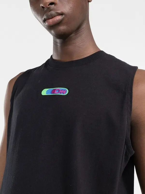 Off-White Logo Sleeveless T-shirt