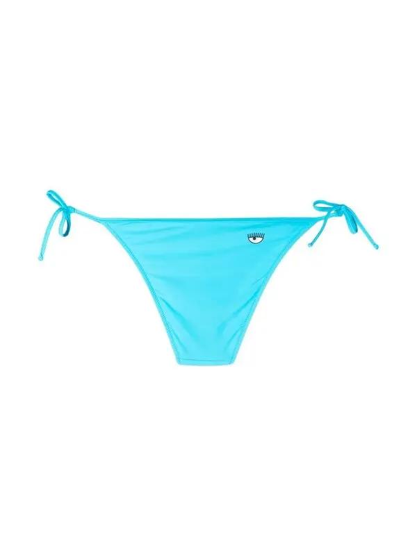 CHIARA FERRAGNI Logo-print Side-tie Bikini Bottom