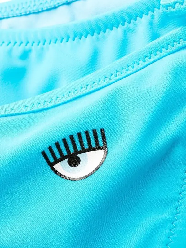 CHIARA FERRAGNI Logo-print Side-tie Bikini Bottom