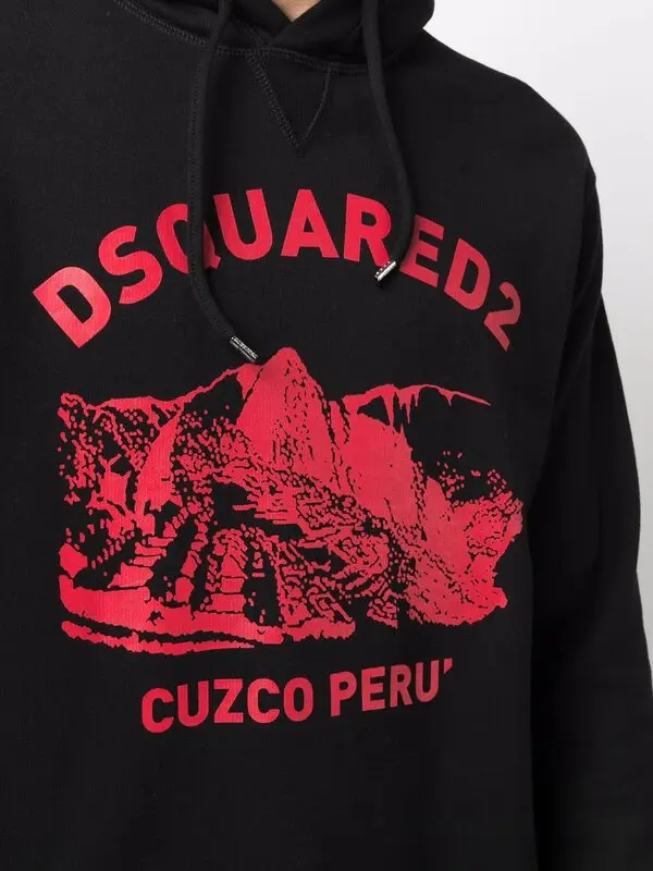 Dsquared2 Logo-print Cotton Hoodie