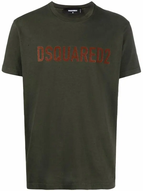 Dsquared2 Logo-print Short-sleeve T-shirt - Green