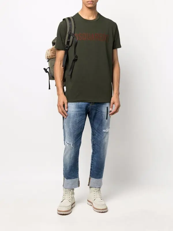 Dsquared2 Logo-print Short-sleeve T-shirt - Green