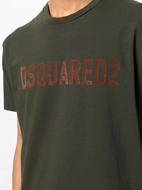 Dsquared2 Logo-print Short-sleeve T-shirt - Green