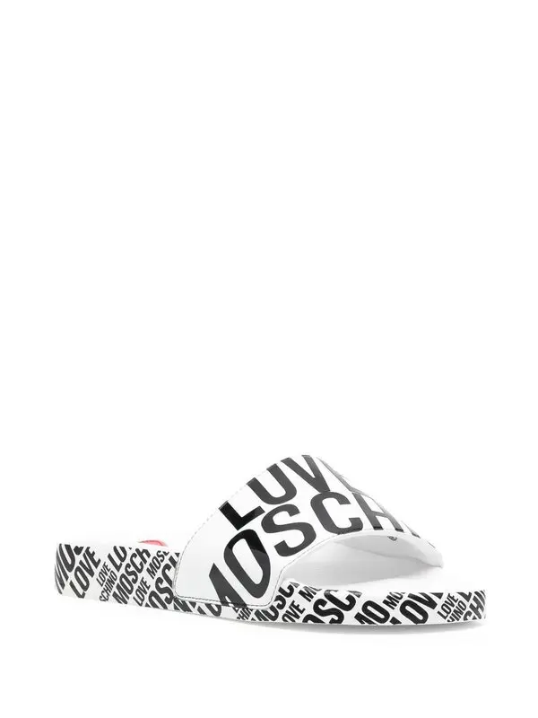 Moschino Logo-print Slides