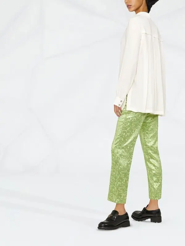 FERRAGAMO Pleat-detail Long-sleeve Shirt