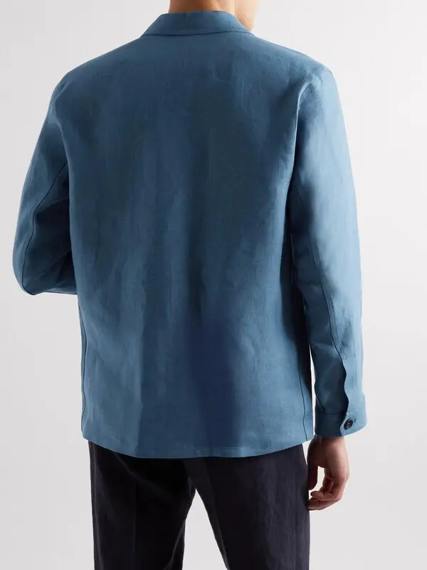 Anderson & Sheppard Linen Overshirt