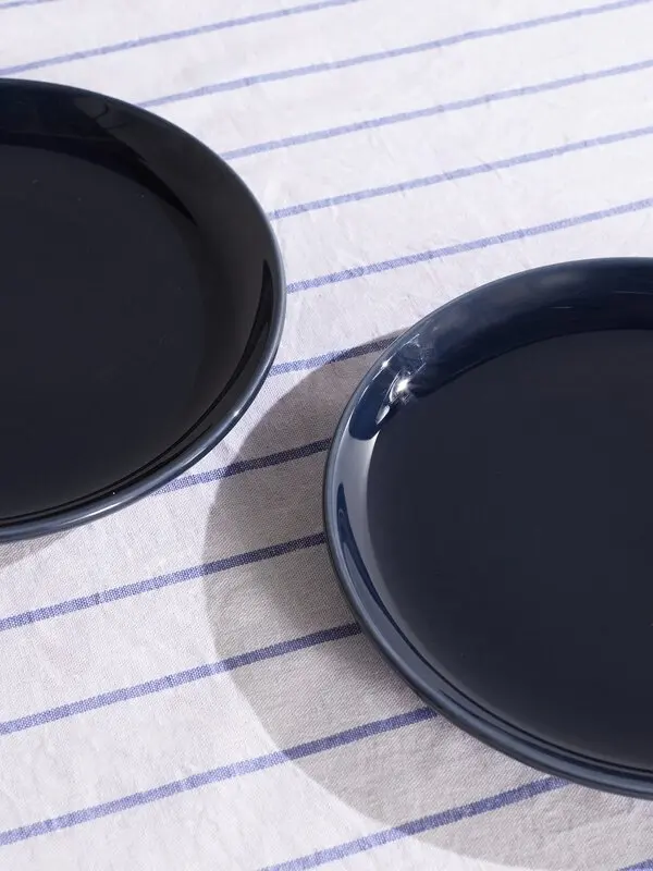 R+D.LAB Rd.lab Set Of Two Large Bilancia Glazed Ceramic Plates