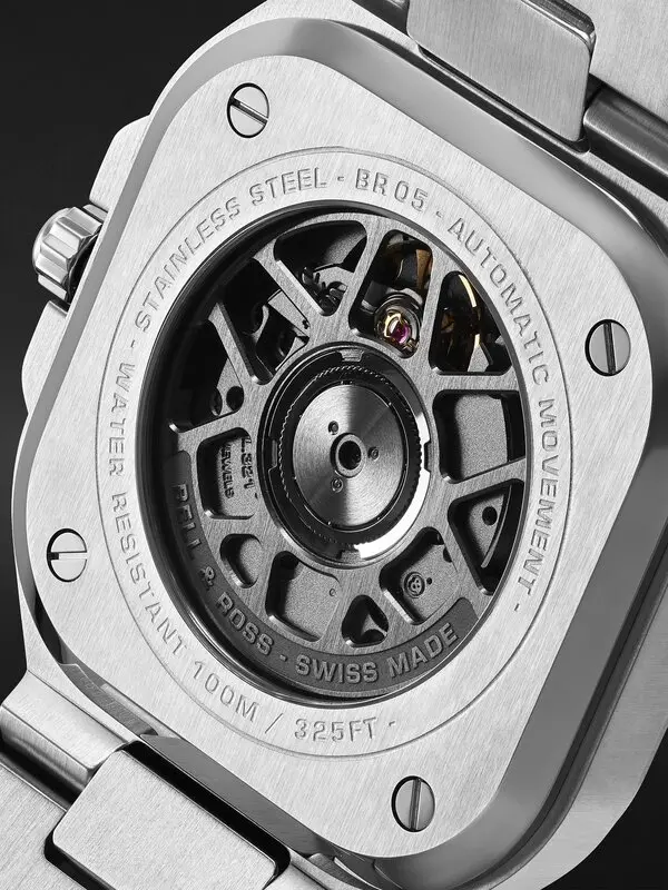 BELL & ROSS Br 05 Gmt Automatic Stainless Steel Watch
