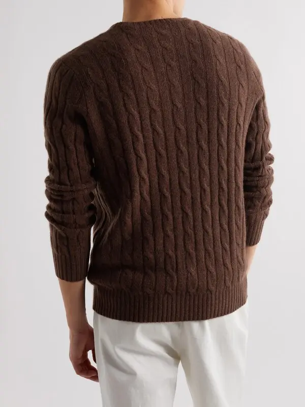 Ralph Lauren Cable-knit Cashmere Sweater