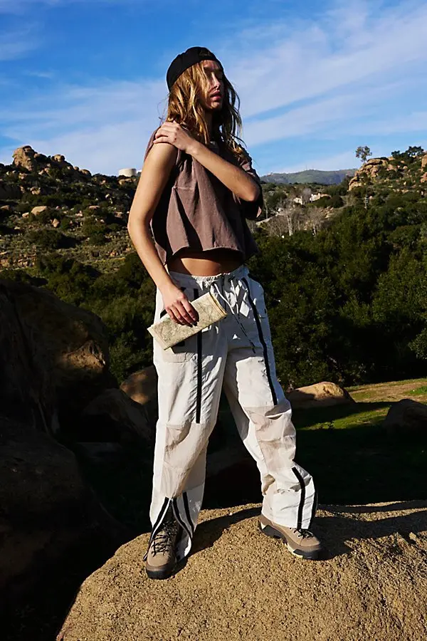 Free People Inspire Cropped Tee - Wild Mustang