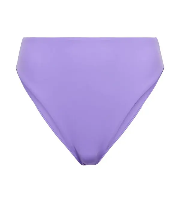 Jade Swim Incline High-rise Bikini Bottom - Purple
