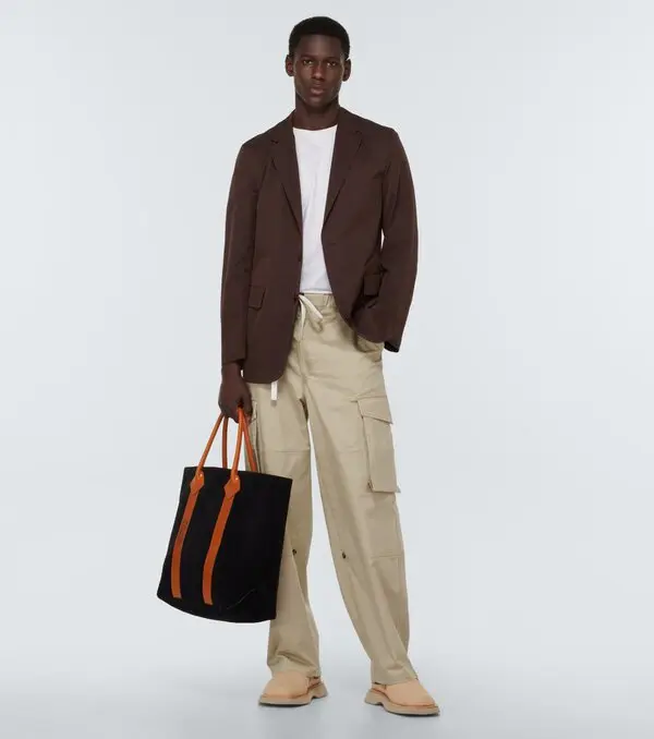 HAULIER Medium Utility Suede Tote