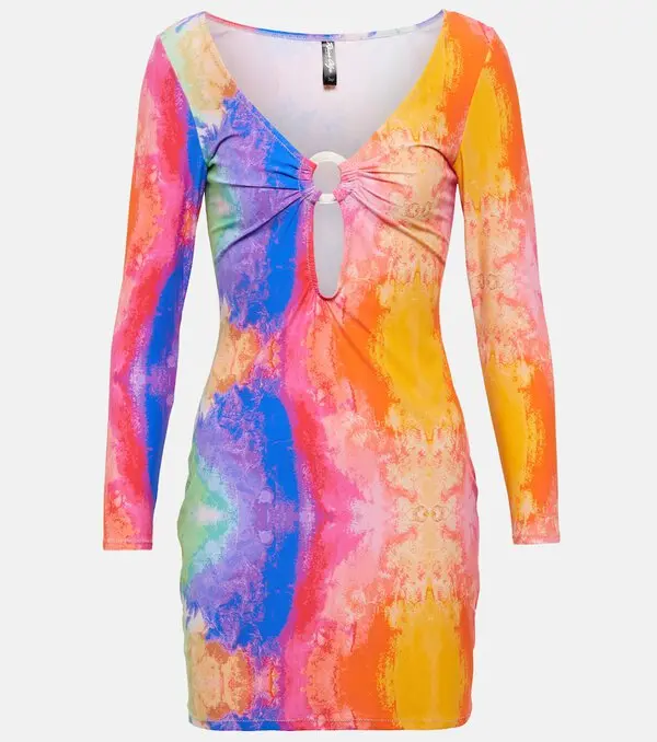 REINA OLGA Duke Printed Minidress - Multicoloured
