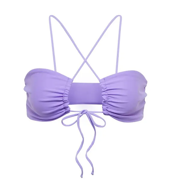 Jade Swim Livi Cutout Bikini Top - Purple