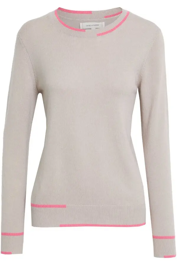 Chinti & Parker Twotone Wool And Cashmereblend Sweater