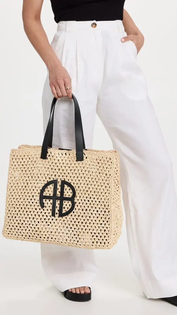 ANINE BING Large Rio Tote - Sand