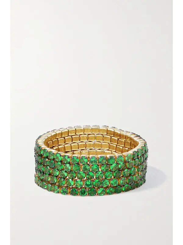 Shay 18-karat Garnet Stacked Ring