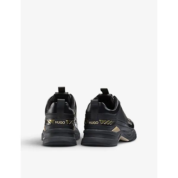 Hugo Logo-embossed Textile Low-top Trainers