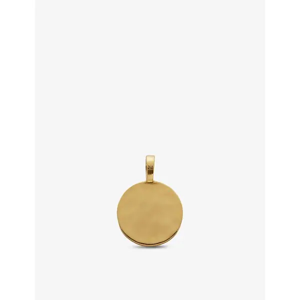 Monica Vinader 18ct Yellow -plated Vermeil Sterling Silver Pendant Necklace - Gold