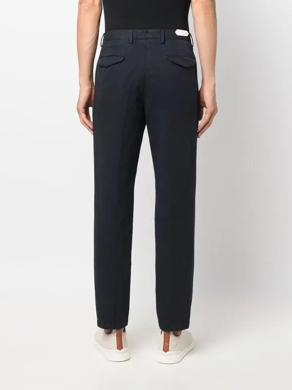 BRIGLIA 1949 Straight Leg Cotton Chinos - Blue