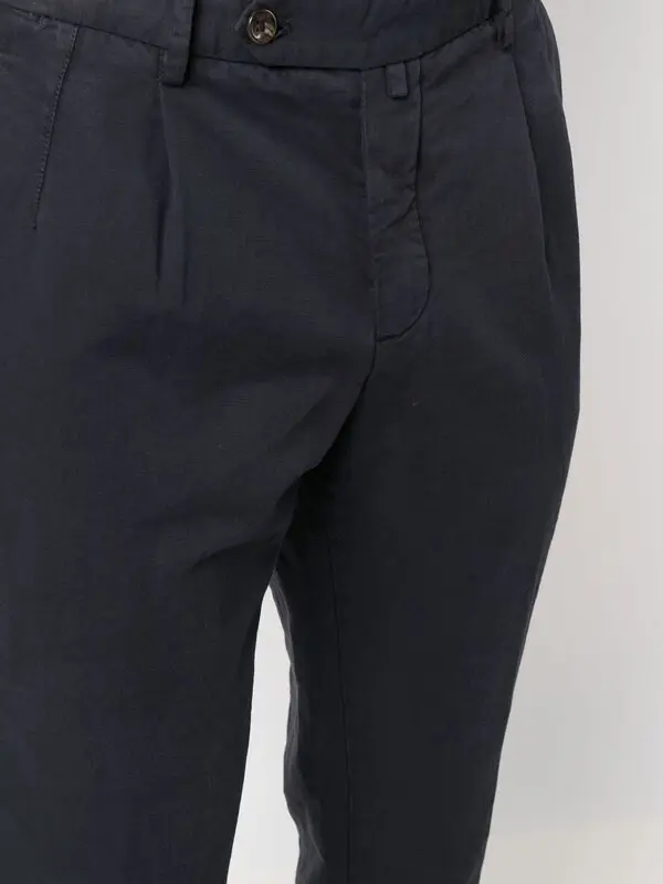 BRIGLIA 1949 Straight Leg Cotton Chinos - Blue