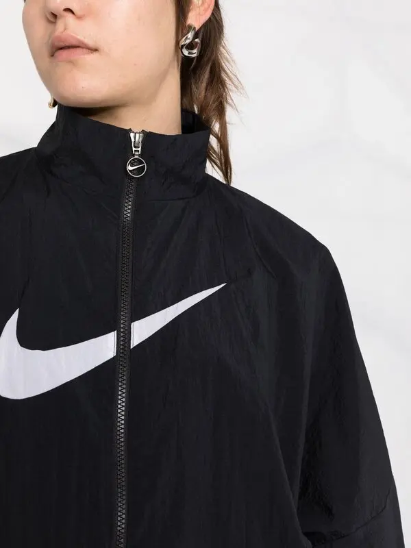 Nike Swoosh Logo High-neck Jacket