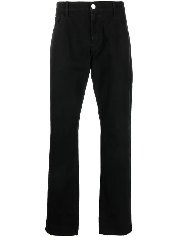 Raf Simons Mid-rise Straight-leg Jeans - Black