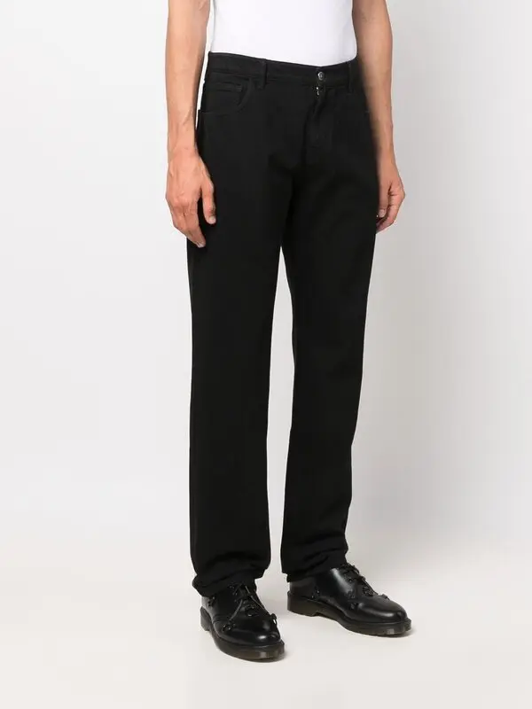 Raf Simons Mid-rise Straight-leg Jeans - Black