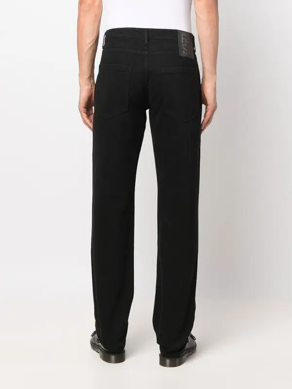 Raf Simons Mid-rise Straight-leg Jeans - Black