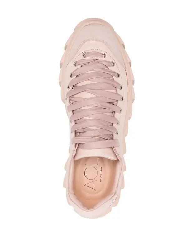 Agl Blondie Leather Sneakers - Pink