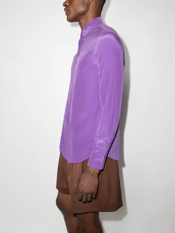 Valentino Garavani Long-sleeve Silk Shirt