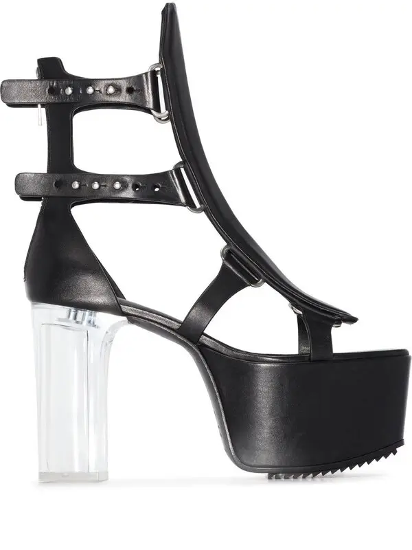 Rick Owens Platform Heeled Sandals
