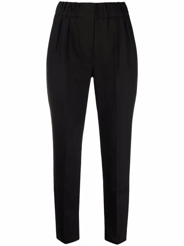 Brunello Cucinelli Straight-leg Cropped Trousers