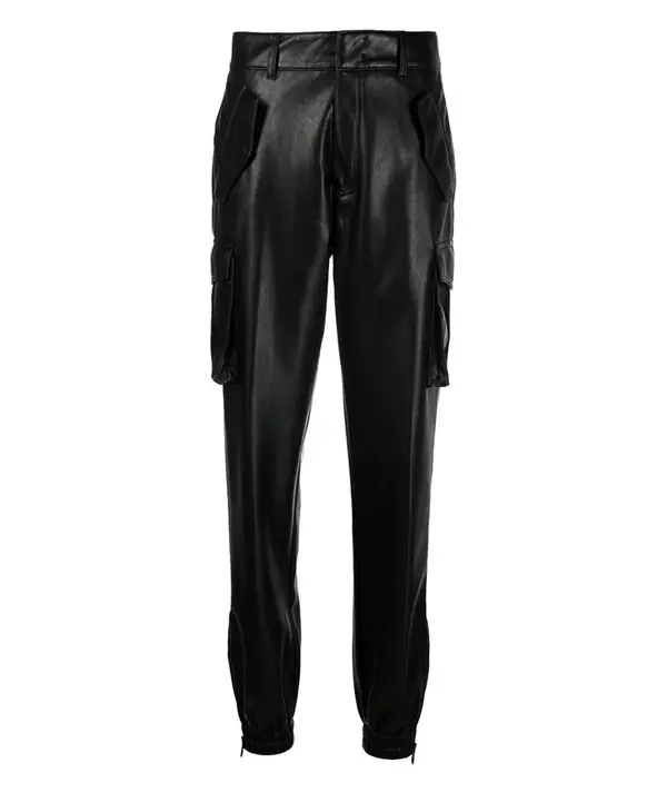 Ermanno Scervino Faux-leather Cargo-pocket Trousers