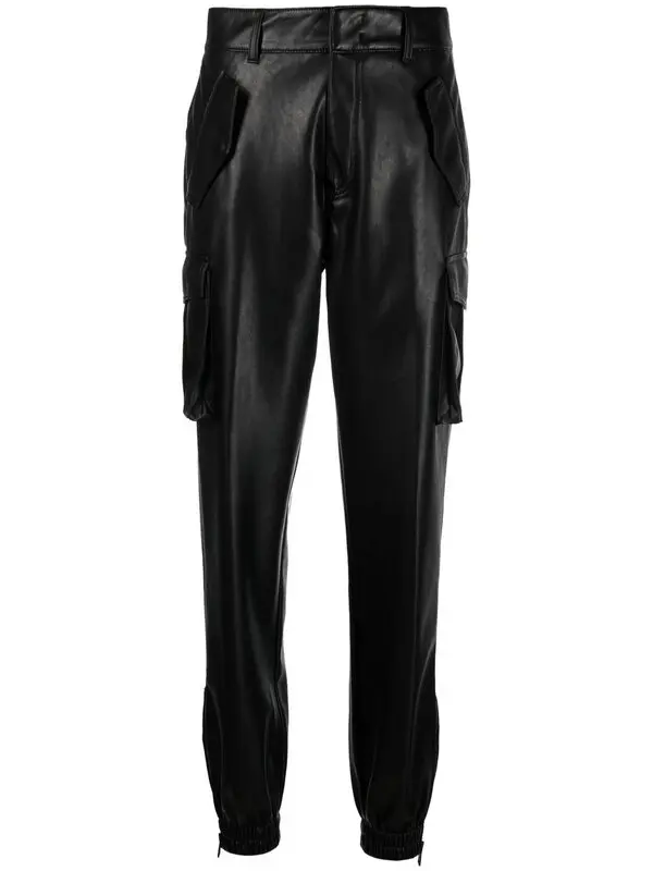 Ermanno Scervino Faux-leather Cargo-pocket Trousers