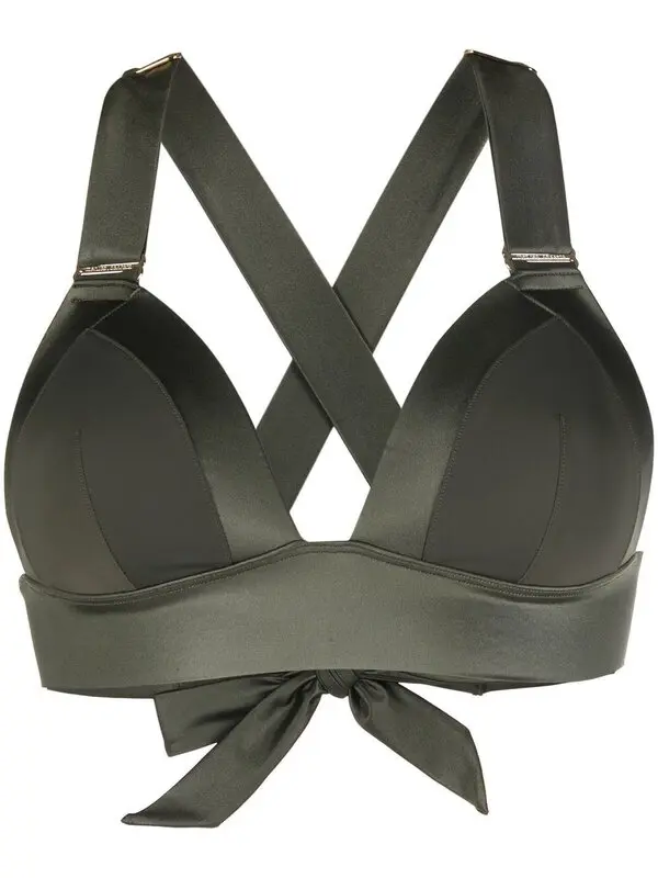 Marlies Dekkers Cache Coeur Bralette Bikini Top - Green