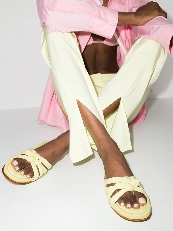 AQUAZZURA X Dr. Barbara Sturm Flat Sandals