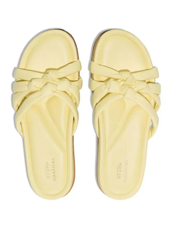 AQUAZZURA X Dr. Barbara Sturm Flat Sandals