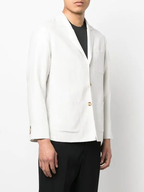 Boglioli Single-breasted Linen Blazer