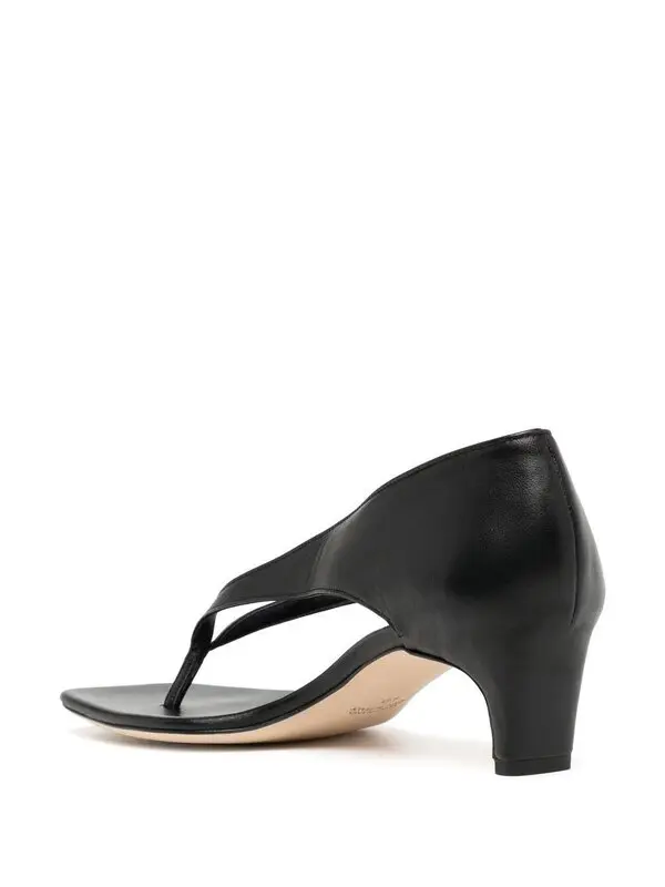 Concave Demi Thong 55mm Pumps - Black, image 4 of 5