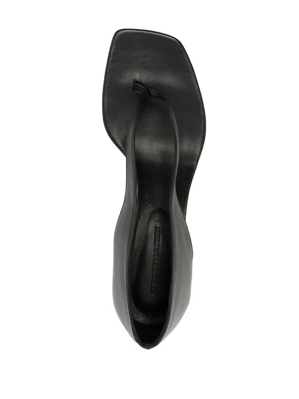 Concave Demi Thong 55mm Pumps - Black, image 5 of 5