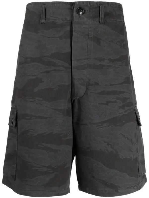 MAHARISHI Camouflage-print Cargo Shorts